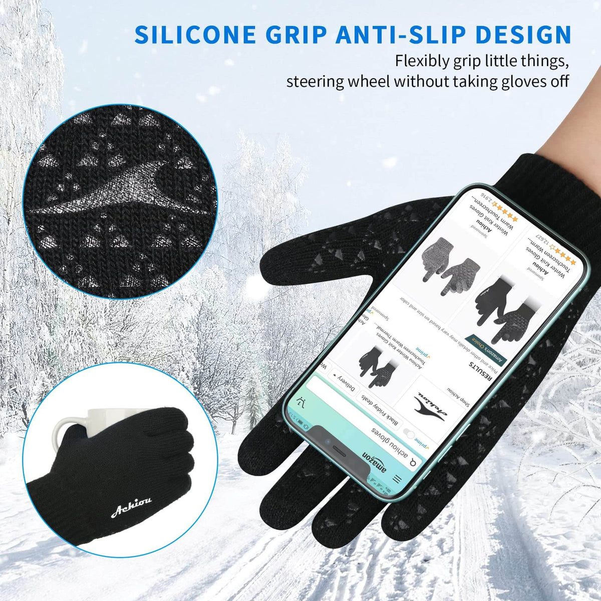Touch Screen Gloves - Achiou